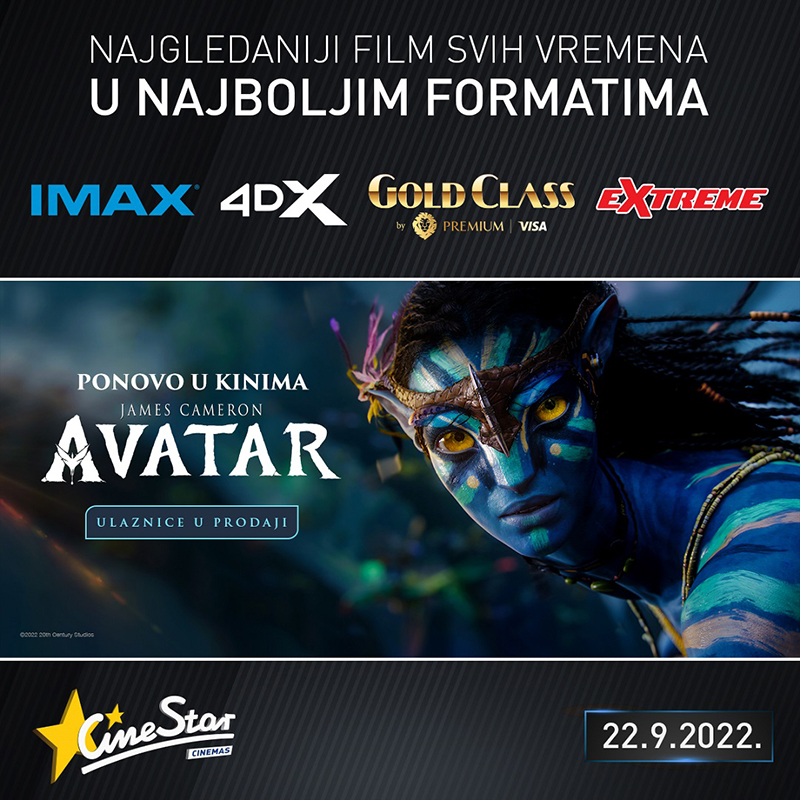 Avenue Mall Zagreb - Avatar ponovno u kinima